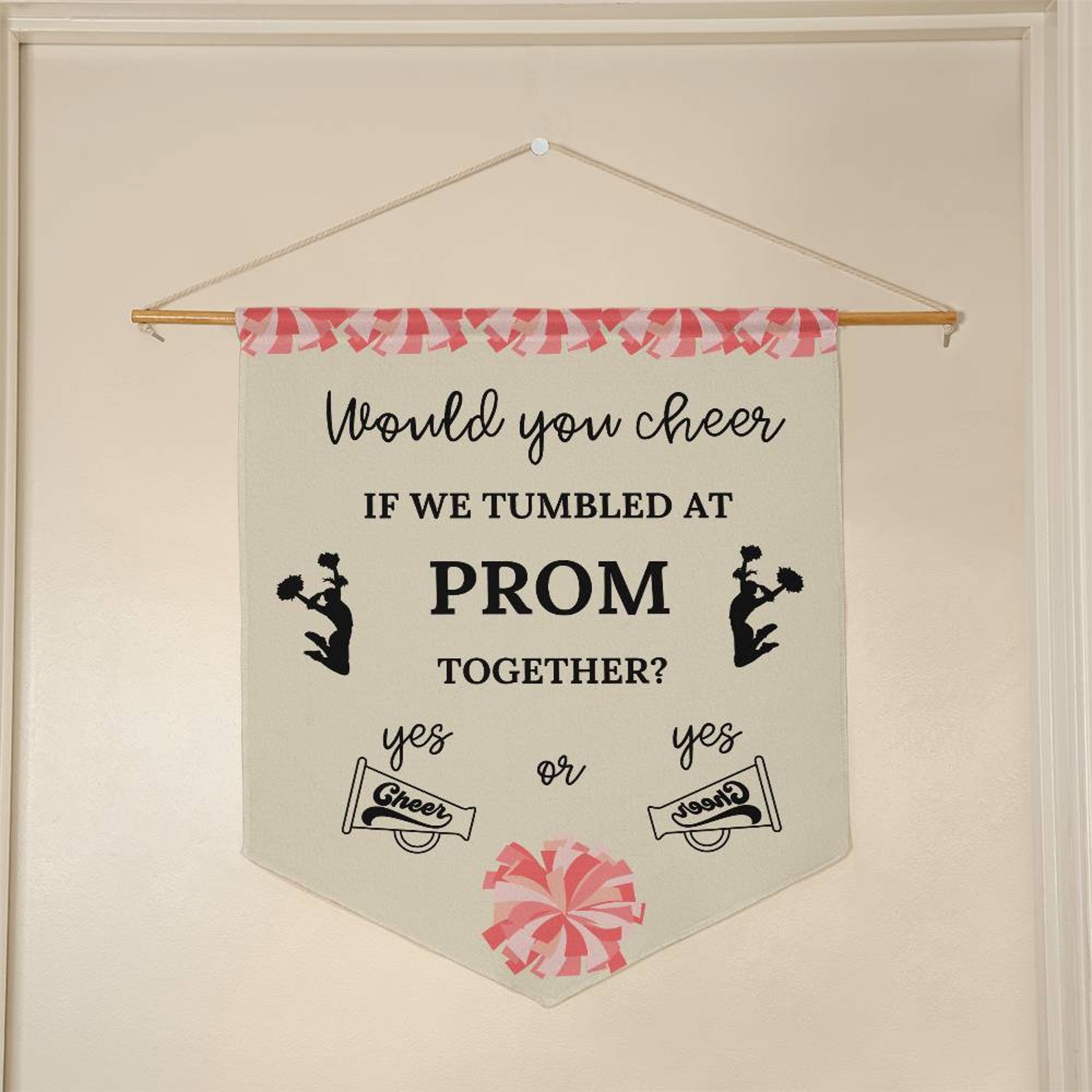 Promposal Cheerleader Girlfriend Cheer Prom Proposal Cheerleading ...