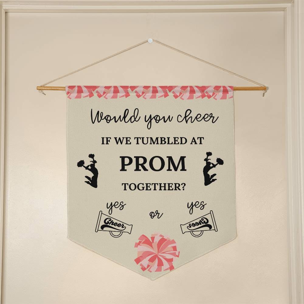 Promposal Cheerleader Girlfriend Cheer Prom Proposal Cheerleading ...