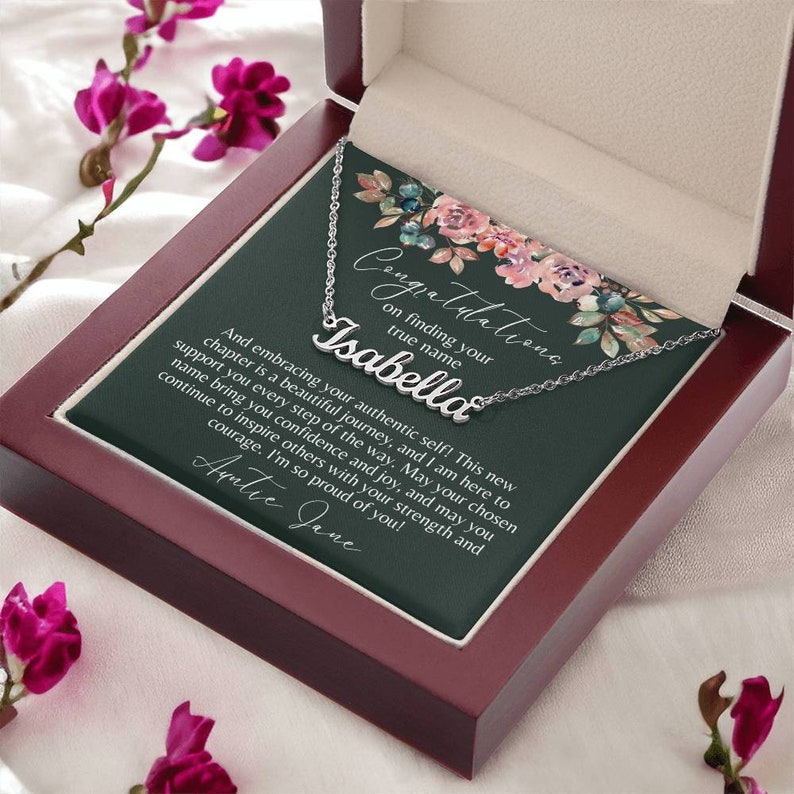 Personalized Transgender Name Change Gift for Transgender Pride Month ...