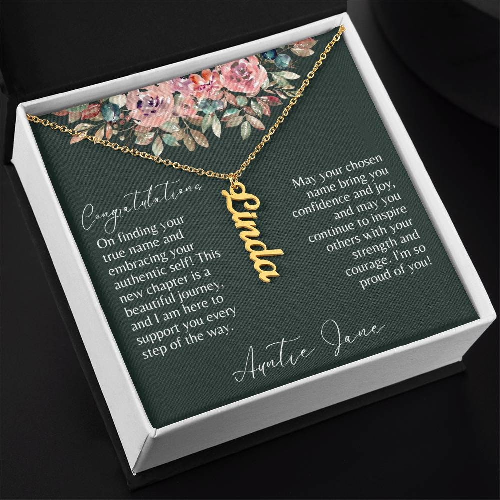 Personalized Transgender Name Change Gift for Transgender Pride Month ...