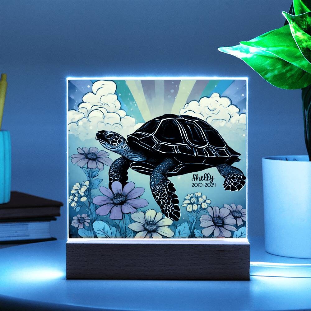 Personalized Turtle Memorial Gift Turtle Loss Sympathy Gift Turtle ...