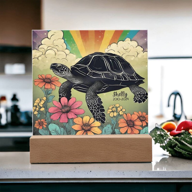 Personalized Turtle Memorial Gift Turtle Loss Sympathy Gift Turtle ...
