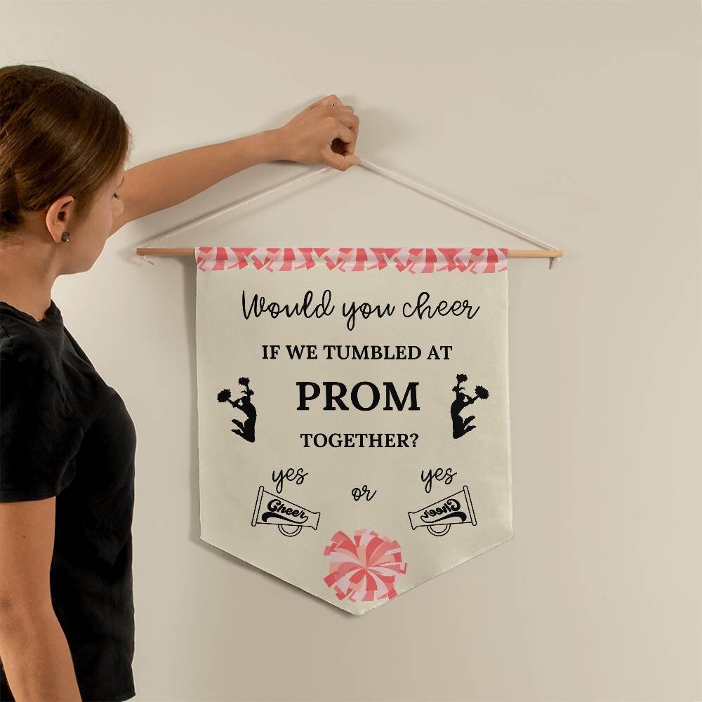 Promposal Cheerleader Girlfriend Cheer Prom Proposal Cheerleading ...