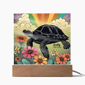Personalized Turtle Memorial Gift Turtle Loss Sympathy Gift Turtle ...