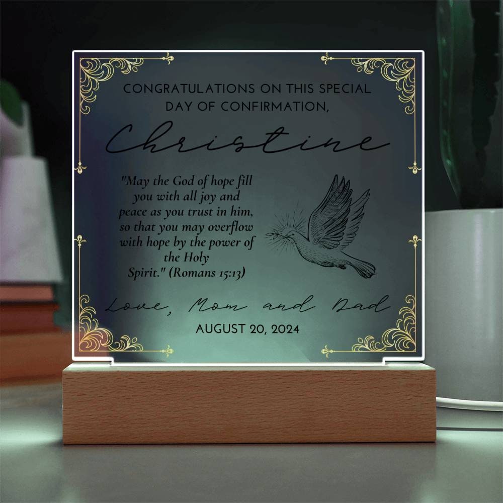 Personalized Confirmation Gift for Girl Catholic Confirmation Gift for ...