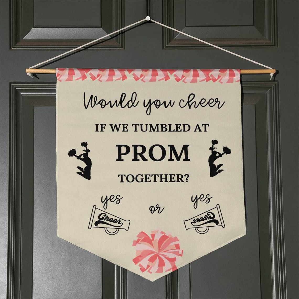 Promposal Cheerleader Girlfriend Cheer Prom Proposal Cheerleading ...