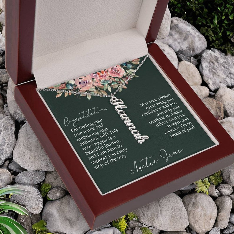 Personalized Transgender Name Change Gift for Transgender Pride Month ...