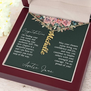 Personalized Transgender Name Change Gift for Transgender Pride Month ...