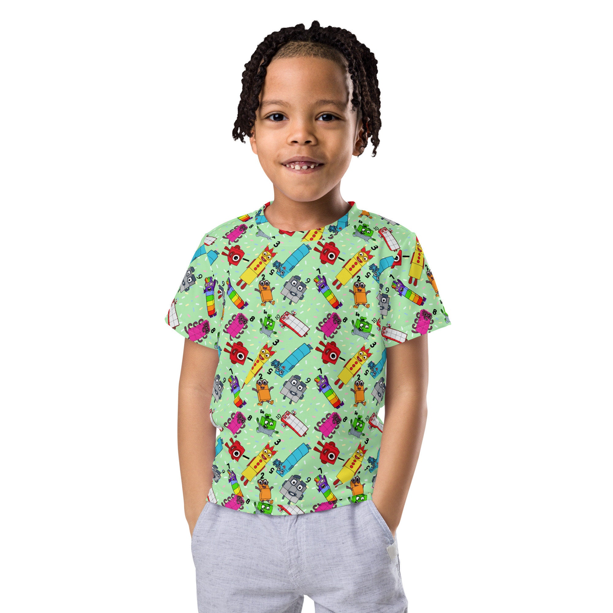 Numberblocks 3D T-shirt Designed & Sold By Karina Shuklina