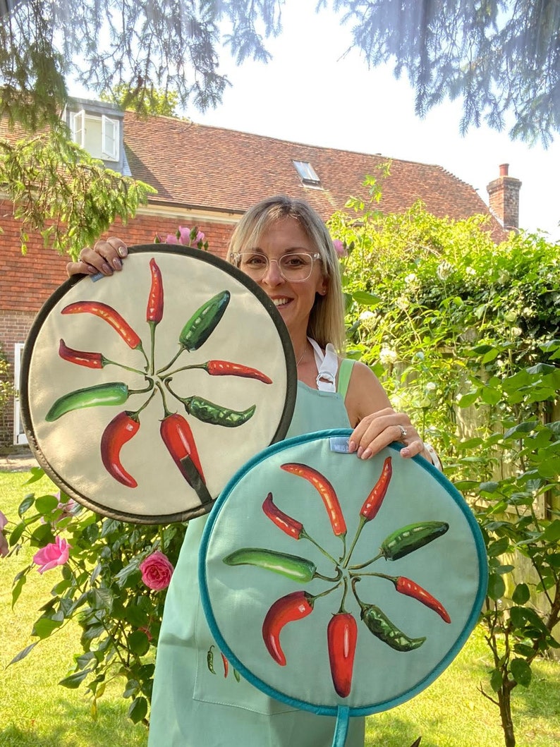 Chilli Peppers Aga Topper - Etsy