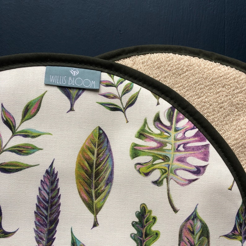 Aga Topper: Natural Leaf green - Etsy UK