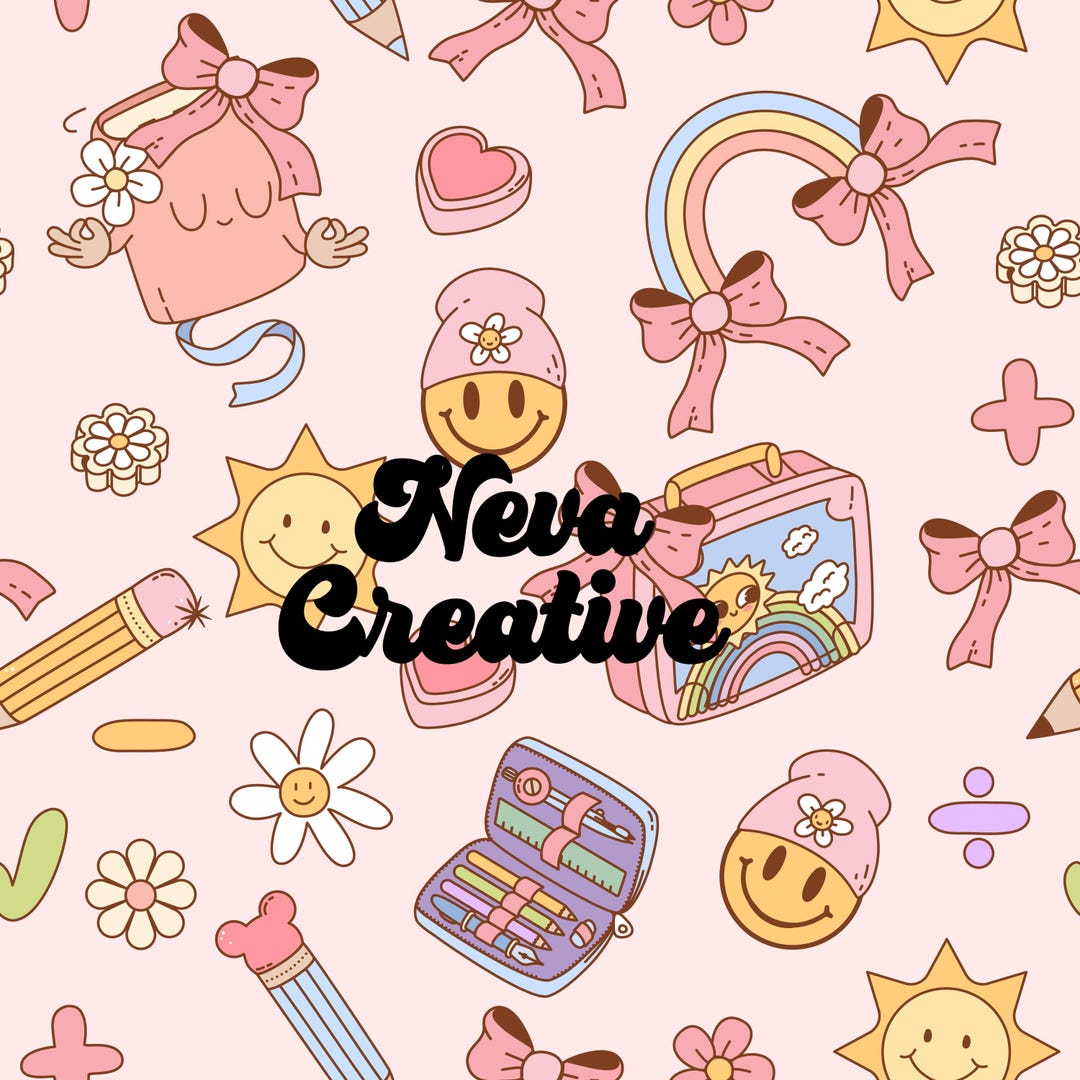 Retro Checkered Back to School Seamless Pattern (JPG File) - Etsy