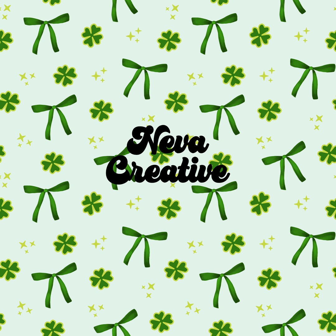 St Partick Clover With Seamless Digital Files for Fabric Printing ...