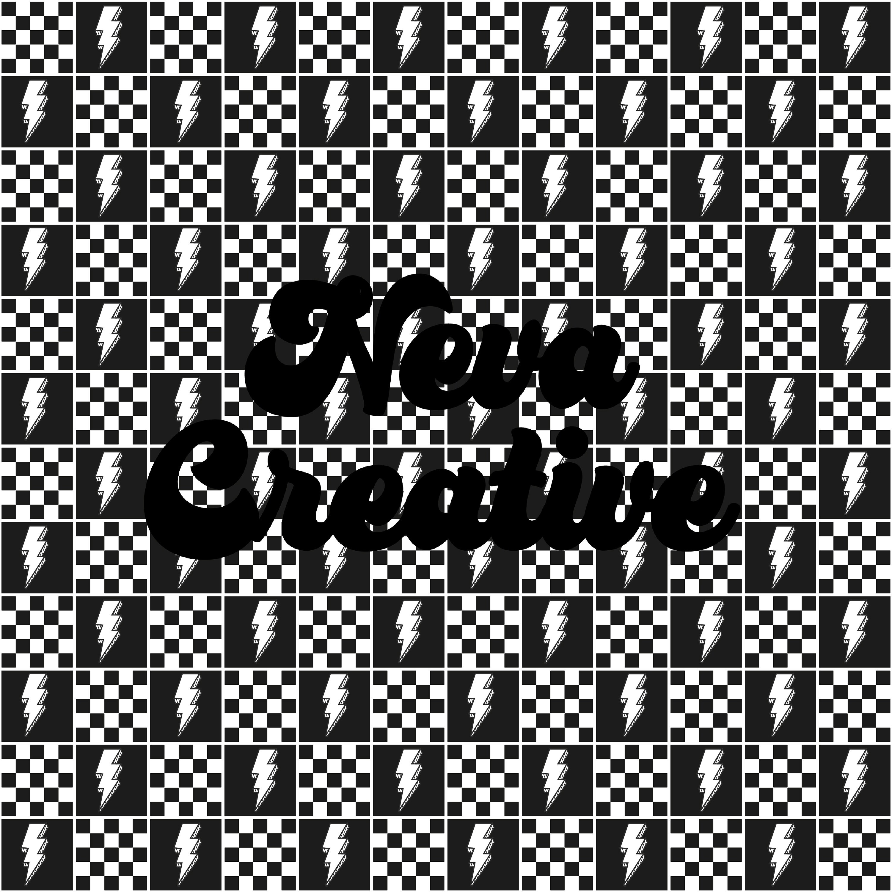 Checkered Lightning Bolt Seamless Pattern: Boy Fabric File (JPG) - Etsy