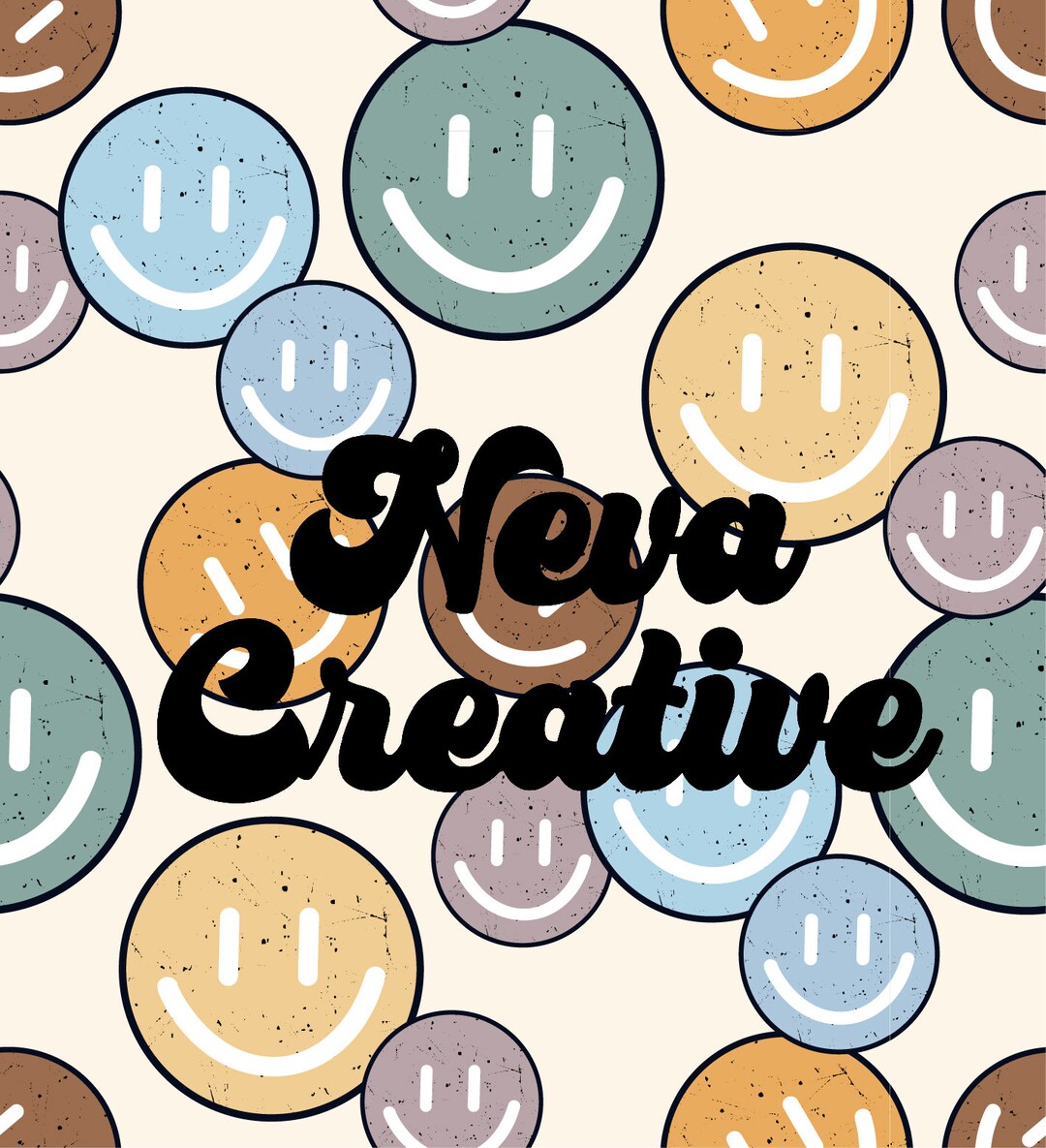 Colorful Smiley Face Seamless Pattern: Baby Fabric, Scrapbooking ...