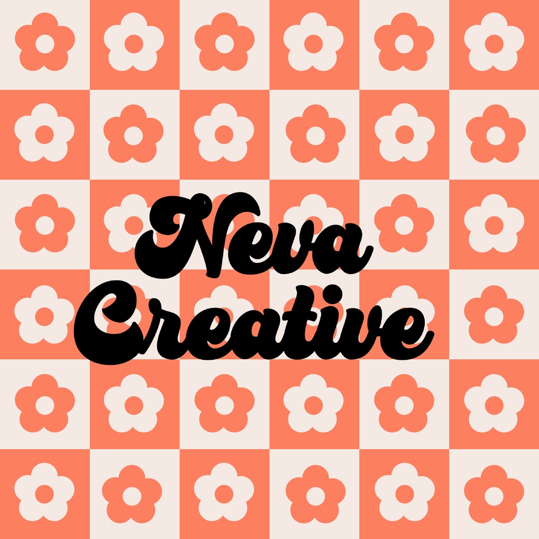 Daisy Checkered Seamless Digital Girl Fabric Pattern Best Seller - Etsy