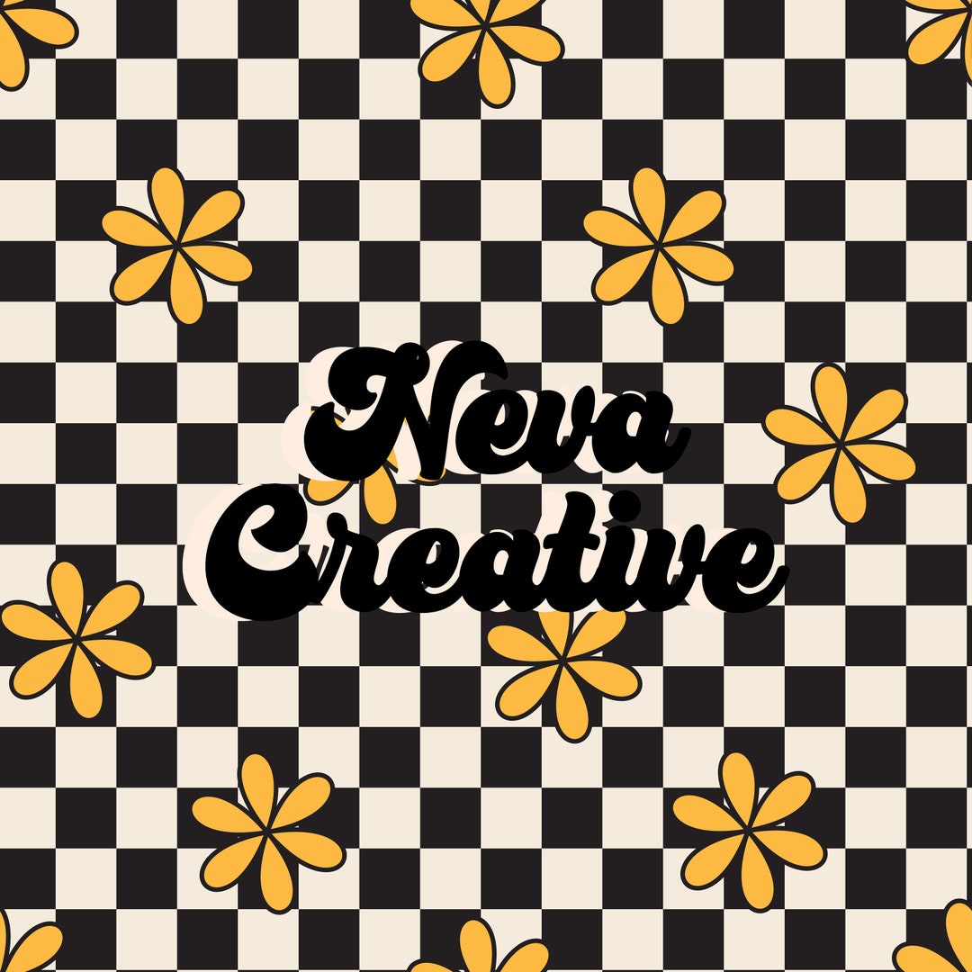 Summer Floral Checkered Seamless File, Daisy Checker Seamless File ...