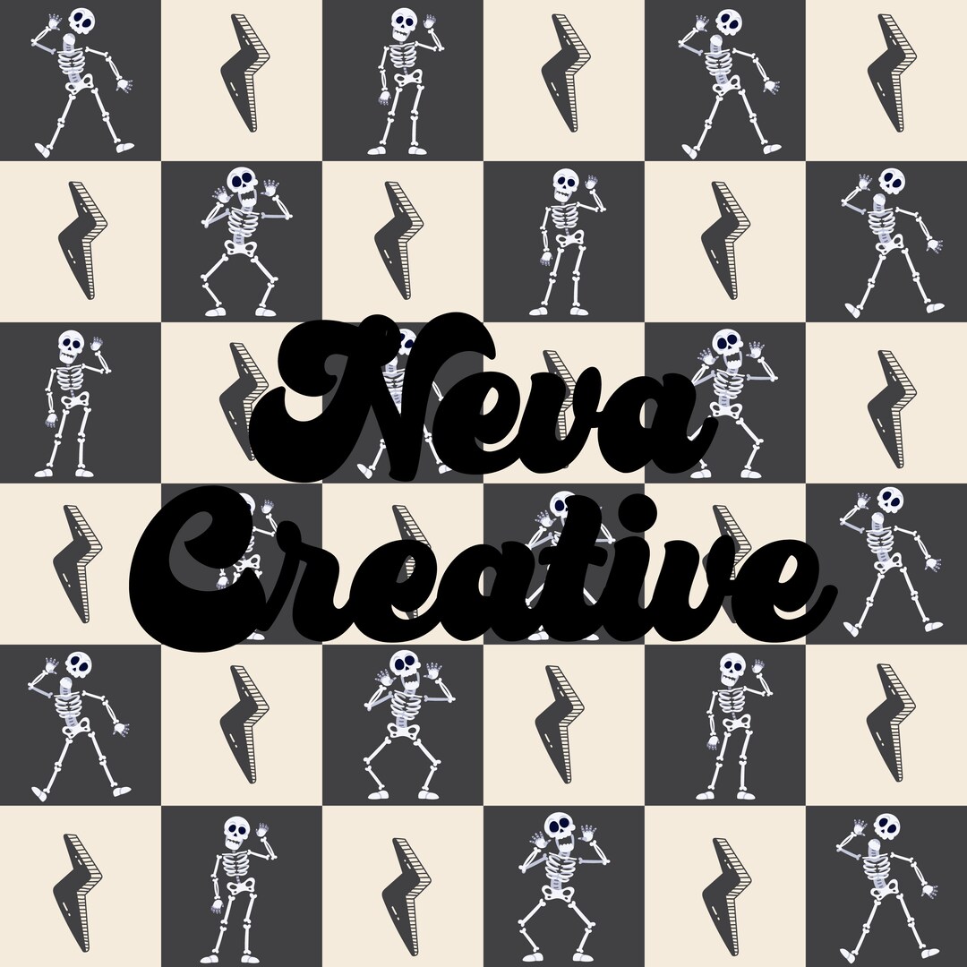 Halloween Checkered | Seamless Pattern | Digital Paper | Commercial Use ...