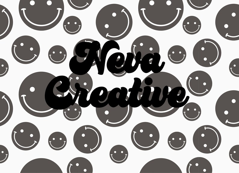 Dark Gray Smiley Face With Checkered Match Seamless Digital Files for ...