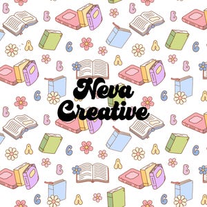 Checkered Back to School Seamless Pattern: Retro Fabric Design (JPG ...