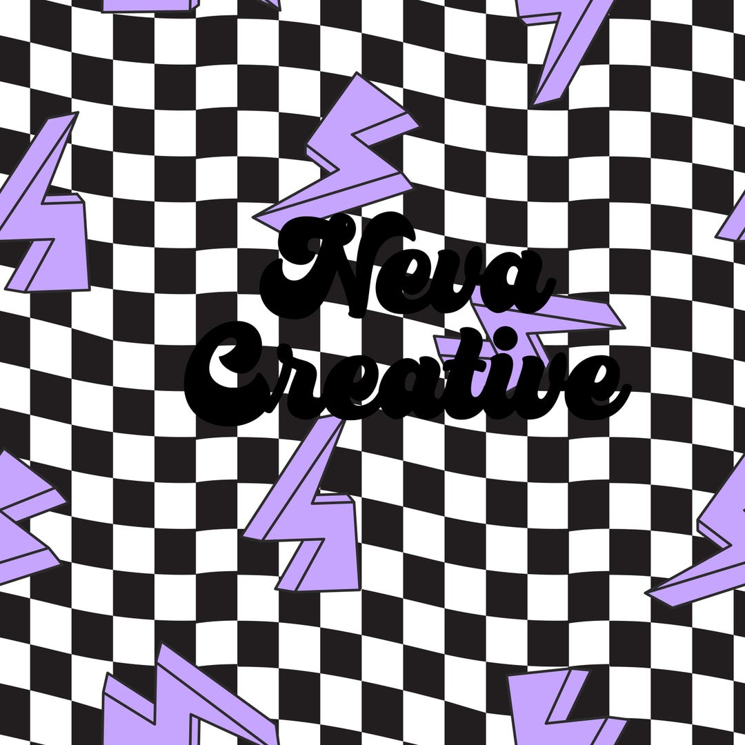Retro Lightning Bolt Seamless Pattern (digital Download) - Etsy