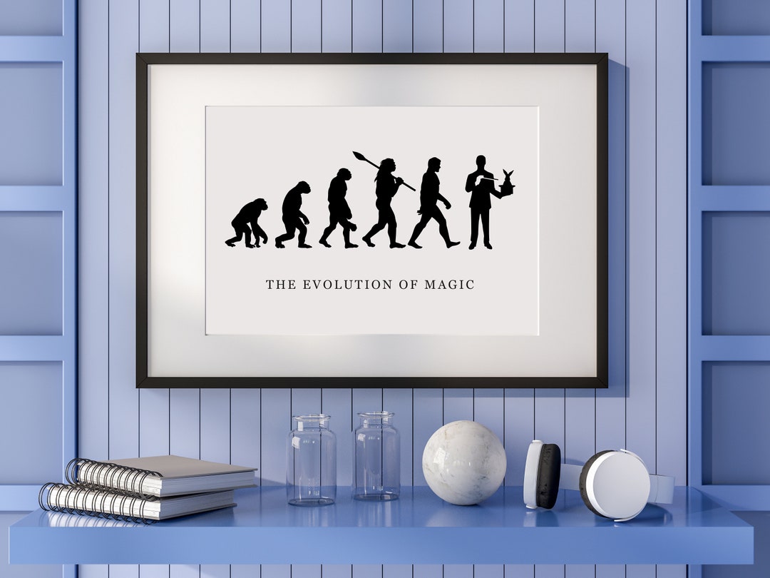 The Evolution of Magic Poster Graphic Print - Etsy