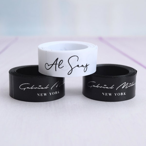 Satin Ribbon Label - Etsy