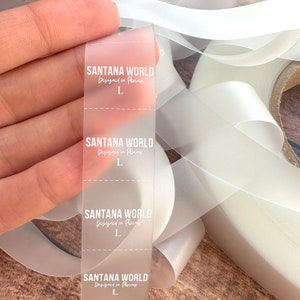 50 Silicone Tags, Woven Labels, Custom Fabric Labels, Silicone Tags for ...