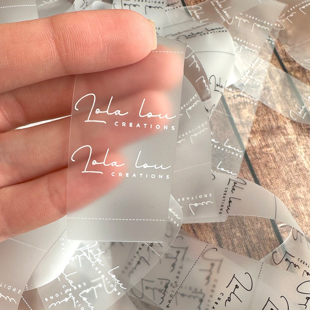 50 Custom Clothing Labels, Personalized Sew in Labels With Your Logo or ...