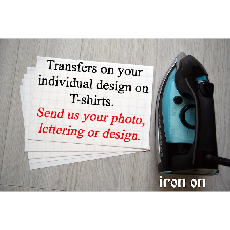 Custom Iron on Transfer - Etsy