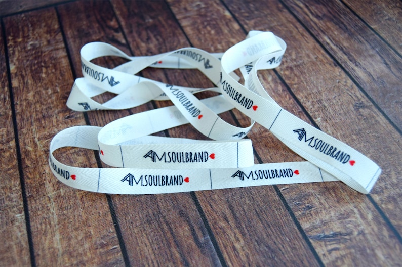 Fold Over Labels Custom Clothing Labels Cotton Twill Webbing - Etsy