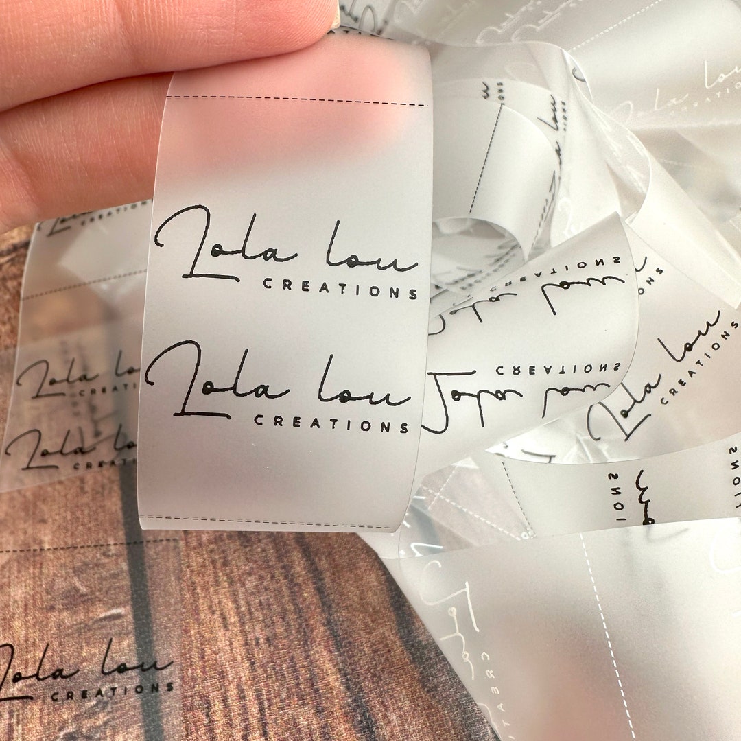 50 Silicone Tags, Custom Fabric Labels, Clothing Labels, Custom Label ...