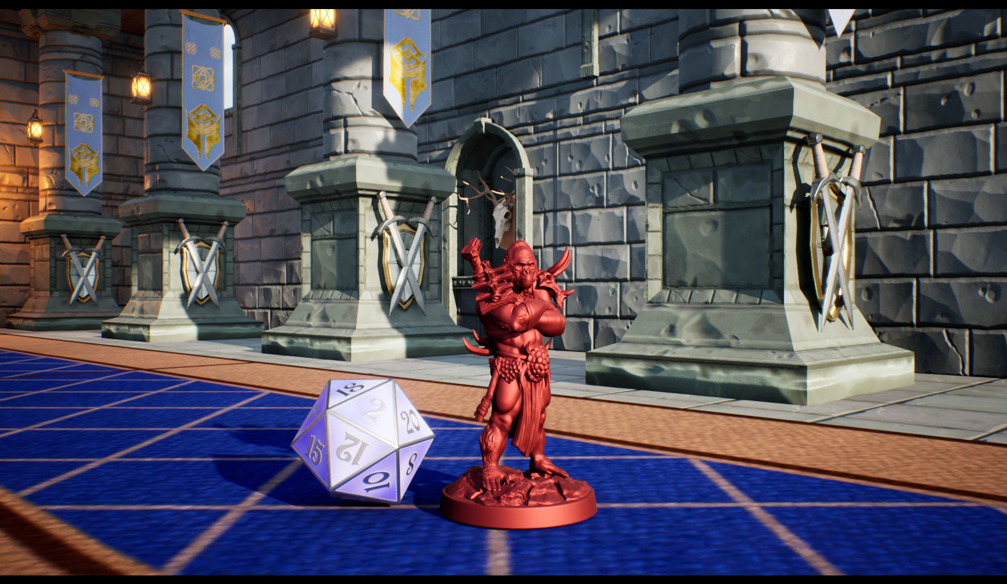 Kaeng Apeling Dragon Trappers Lodge Resin Printed Mini With Primer Dnd ...