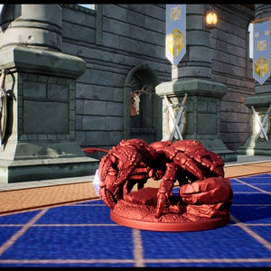 Giant Coconut Crab Dragon Trappers Lodge Resin Printed Mini With Primer ...