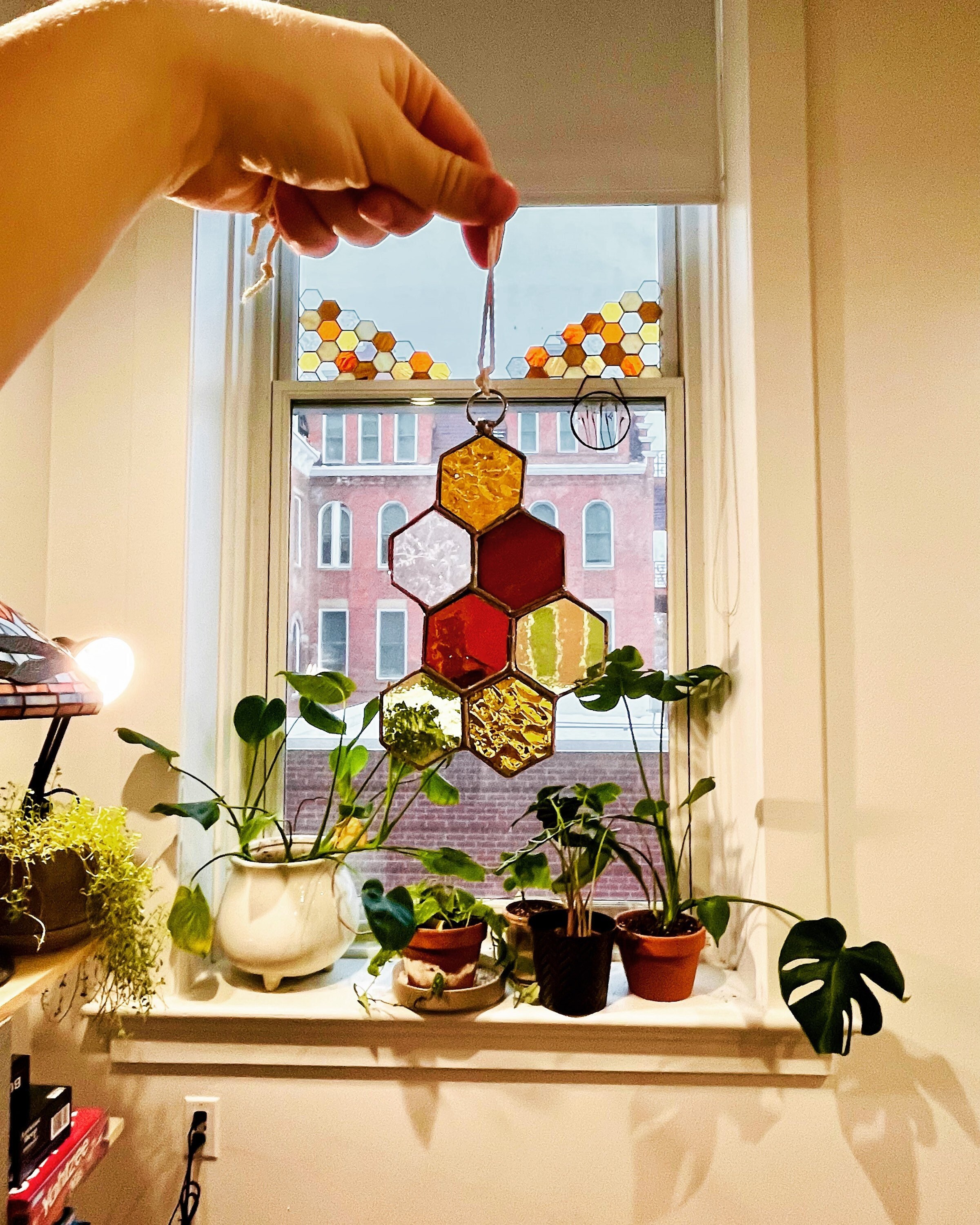 Mini Honeycomb Pendant/sun-catcher - Etsy