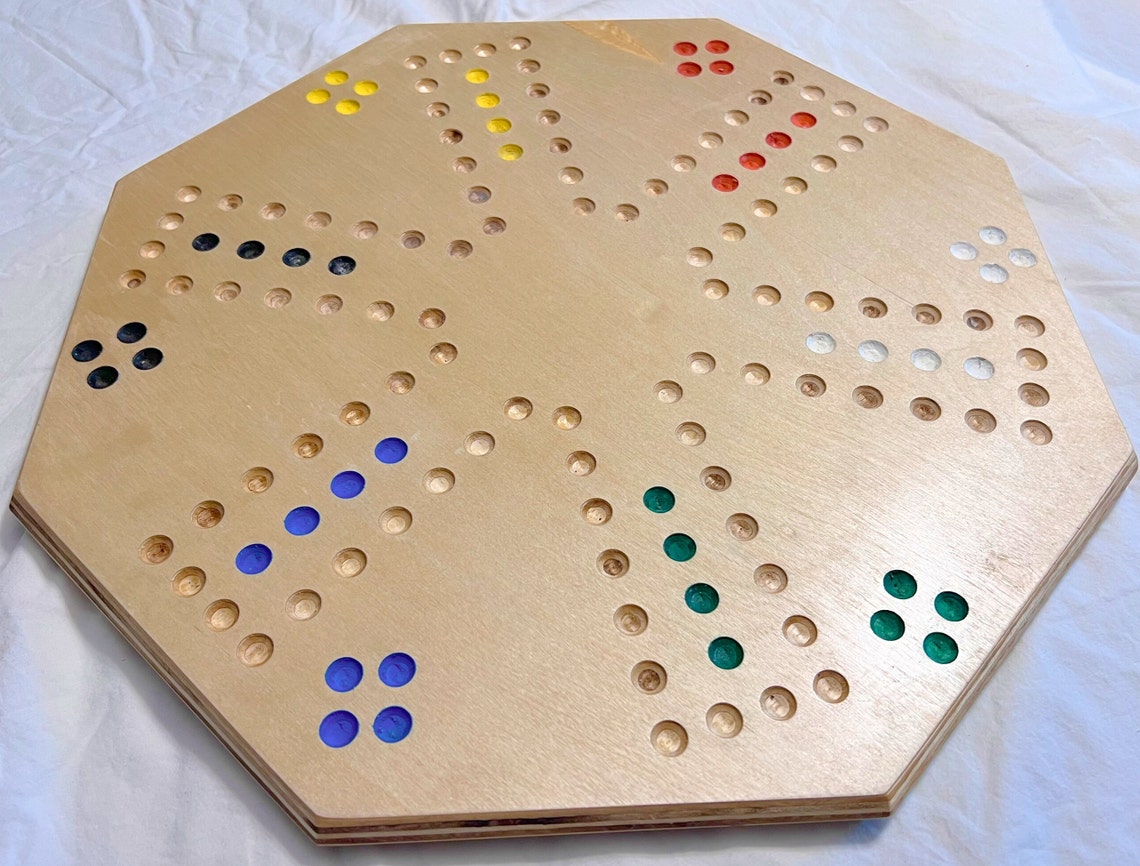 Aggravation/carbles Game 2-sided Board - Etsy