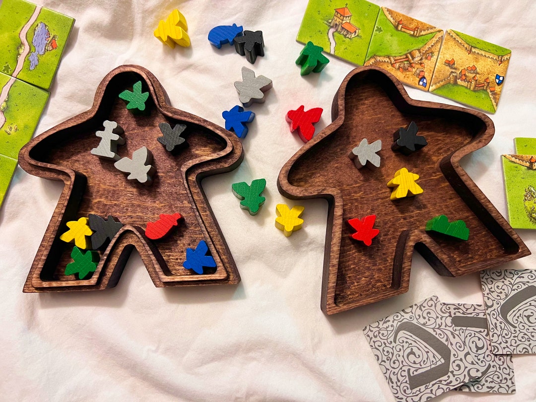 Meeple Box Component and Small Piece Storage Carcassonne Organizer - Etsy