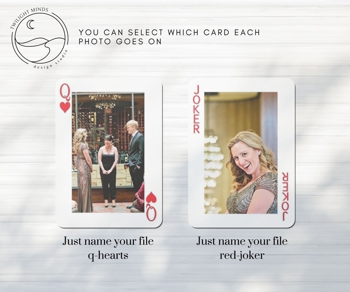 Custom Photo Playing Cards Personalized Deck of Cards - Etsy