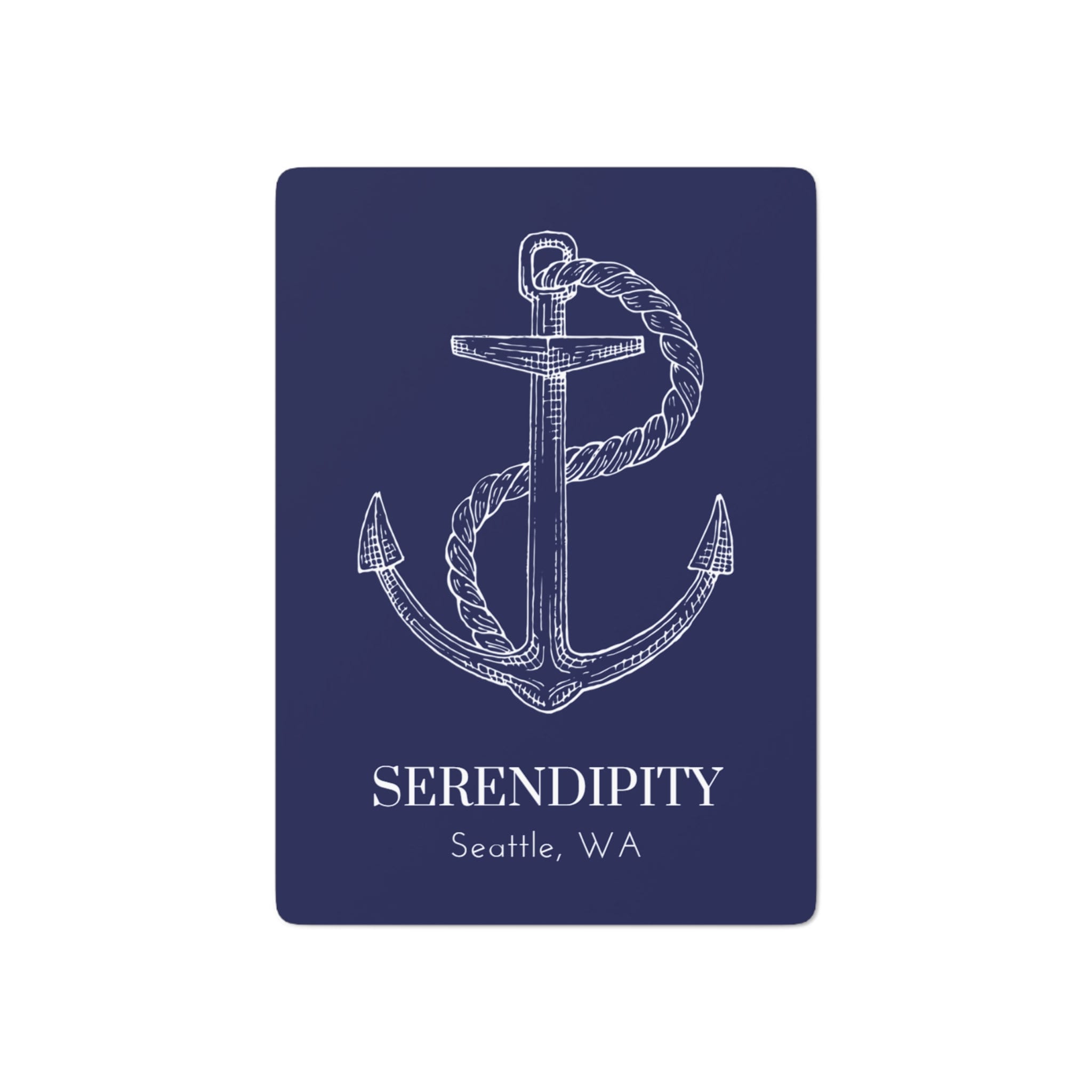 Custom Nautical Playing Cards Personalized Boat Captain Gift Poker ...