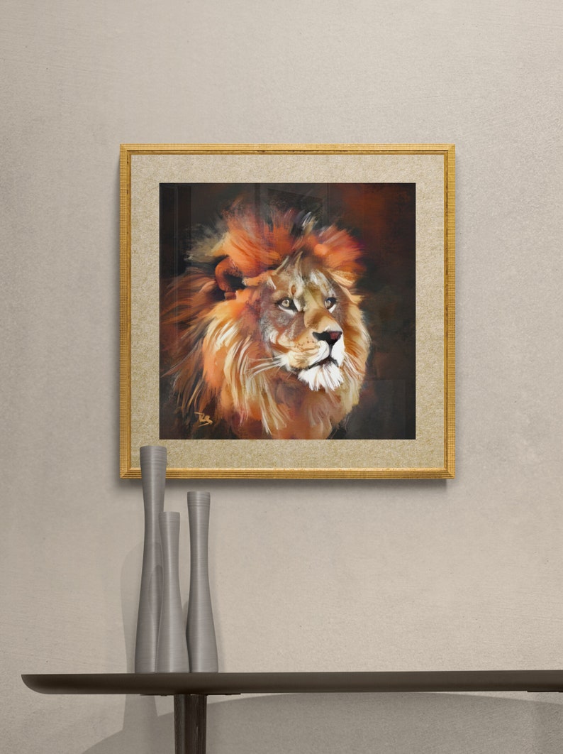 The King of the Jungle, a Lion’s Portrait by Raphael S ...