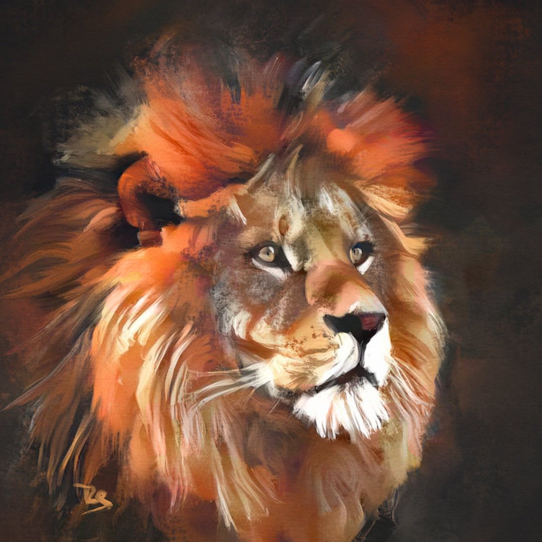 The King of the Jungle, a Lion’s Portrait by Raphael S ...