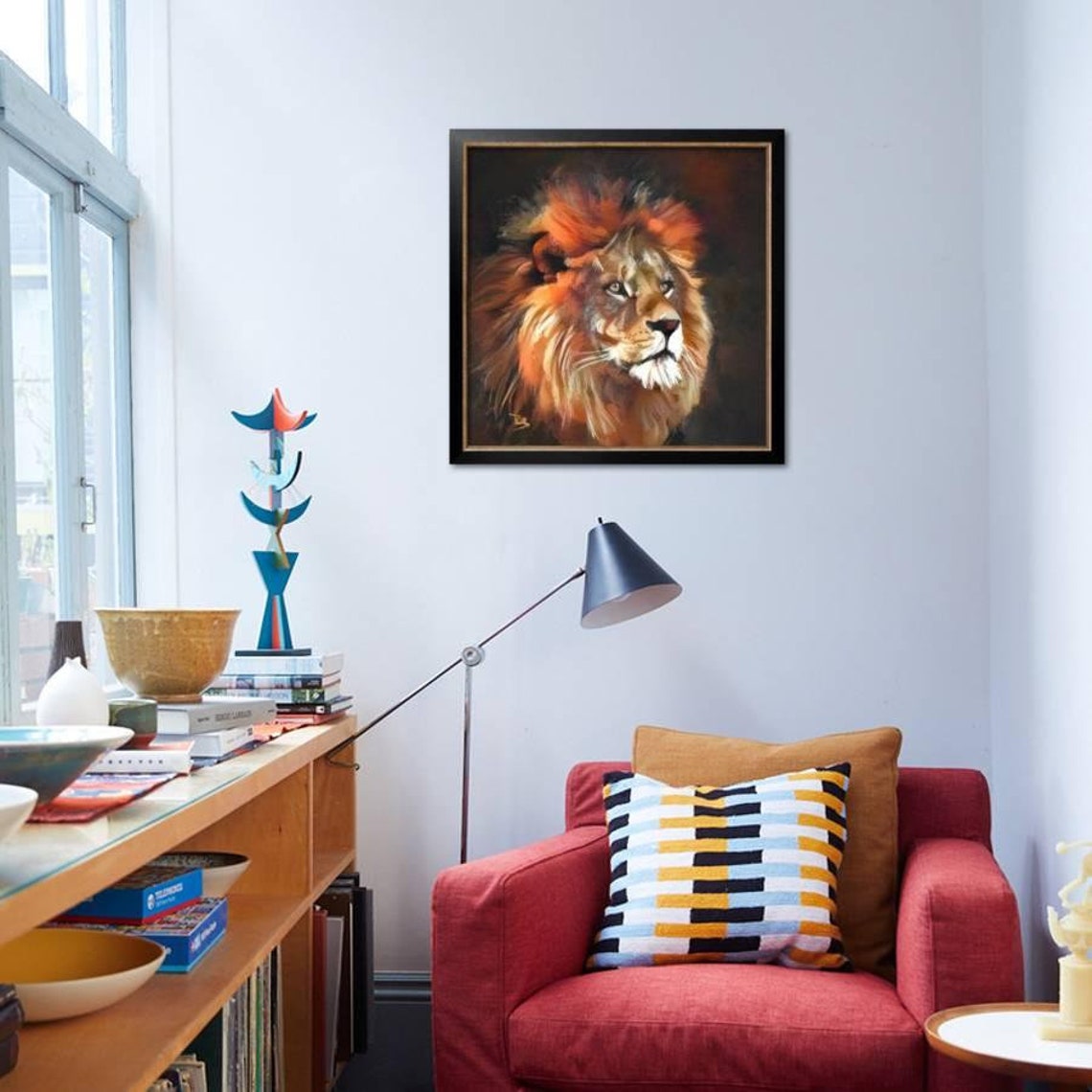 The King of the Jungle, a Lion’s Portrait by Raphael S ...