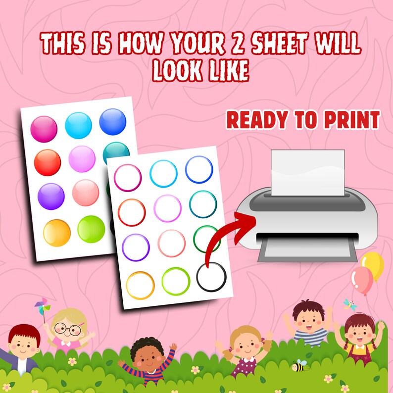 Colour Matching Fun, Cut and Paste Activity - Educational & Engaging ...