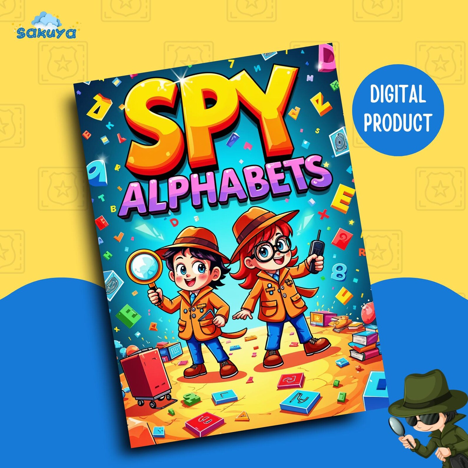 Printable Spy Alphabet Worksheet | I Spy ABC Activity | Fun Alphabet ...