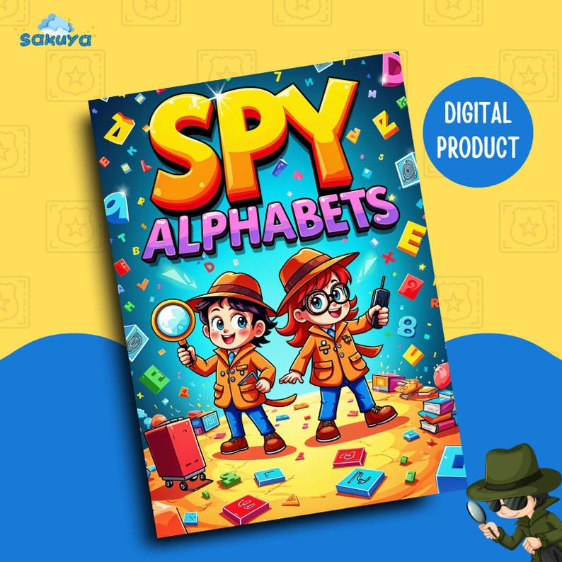 Printable Spy Alphabet Worksheet | I Spy ABC Activity | Fun Alphabet ...