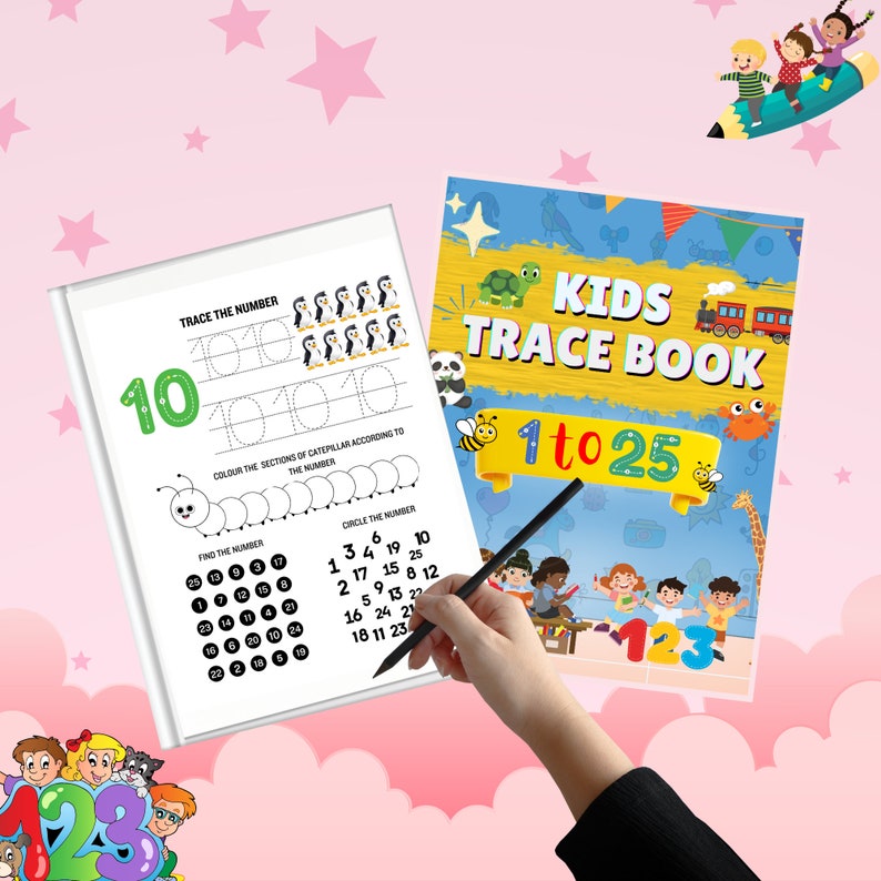 Interactive Digital Numbers Tracing Book for Kids Fun & Educational ...