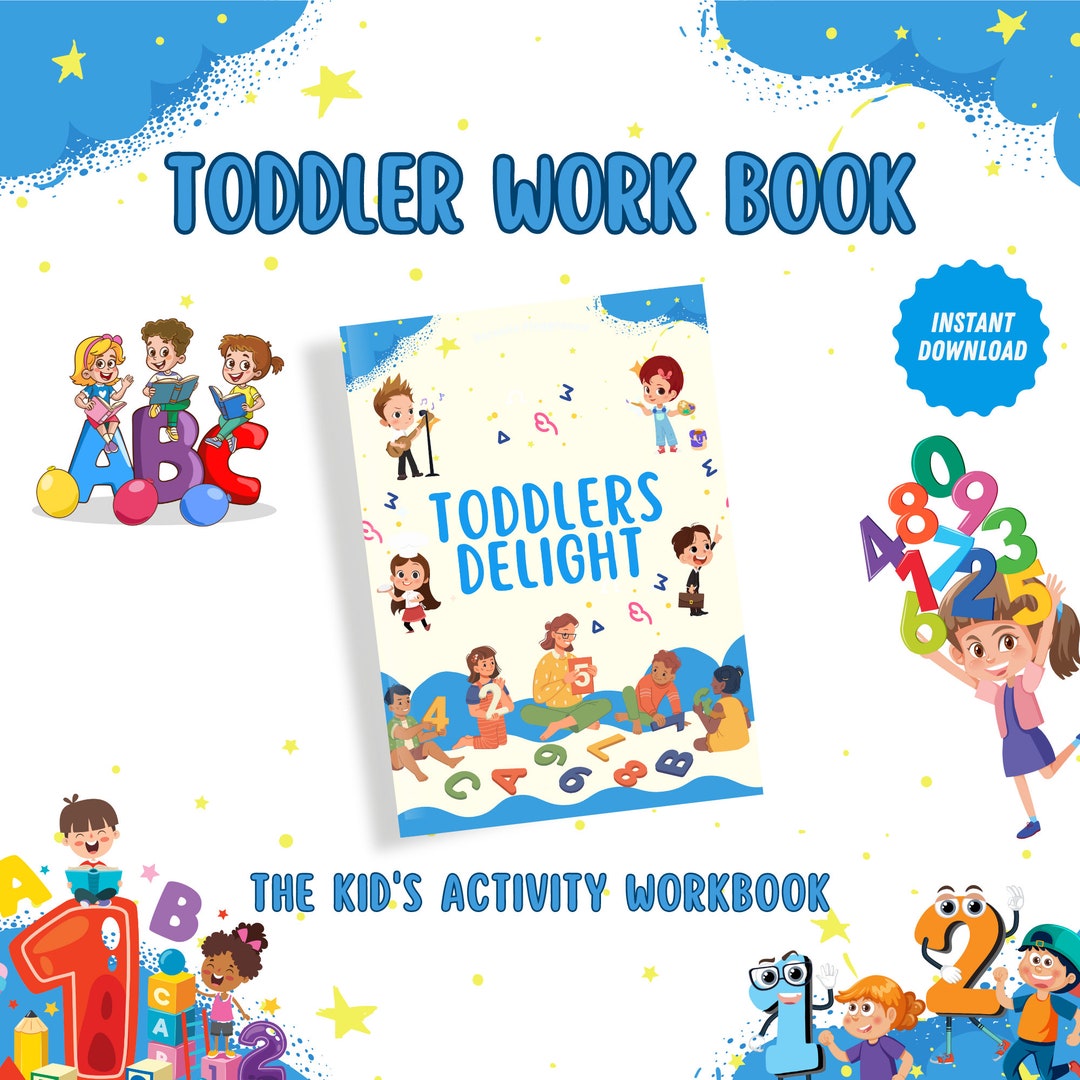 Toddler Busy Workbook | Printable Toddler Activities |montessori ...
