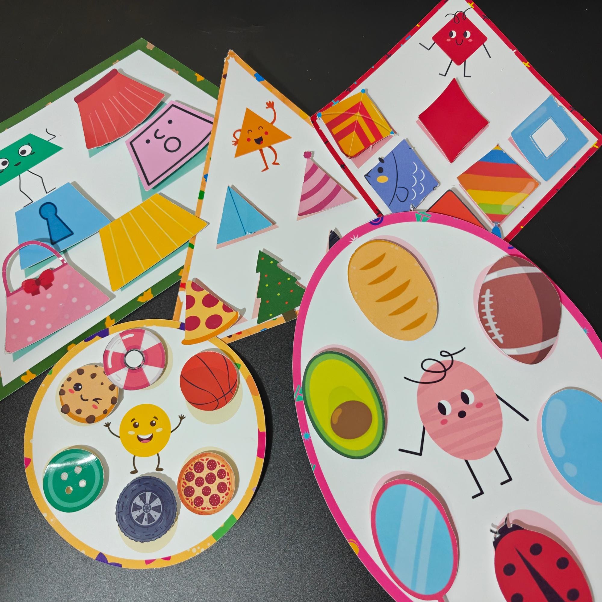 Printable Shape Sorting Puzzle | Montessori Toddler Busy Binder | Color ...