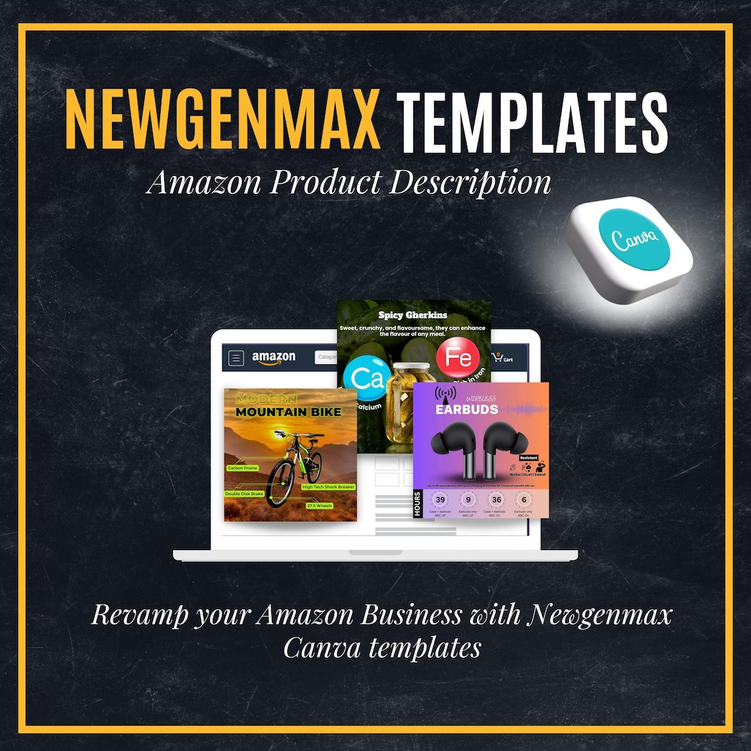 400 Editable Canva Templates for Amazon: 150+ A+ Content & 250 ...
