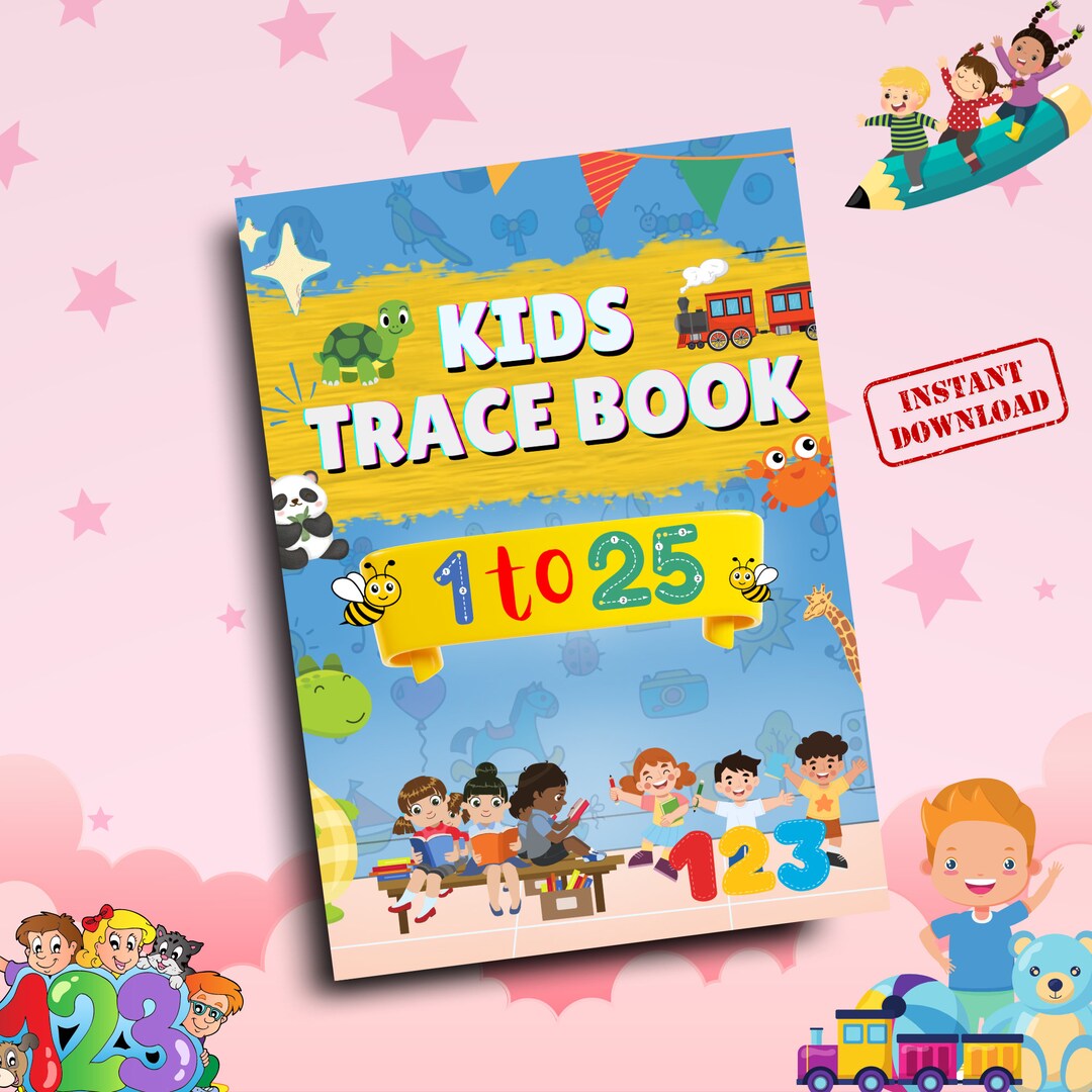 Interactive Digital Numbers Tracing Book for Kids - Fun & Educational ...